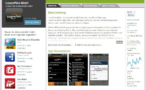 LeasePlan-App: Neue Features